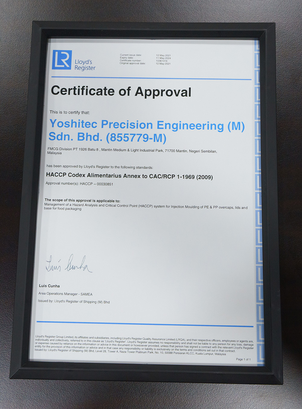 Yoshitec Precision Engineering (M) | Manufacturer of Injection Moulded Plastic Product